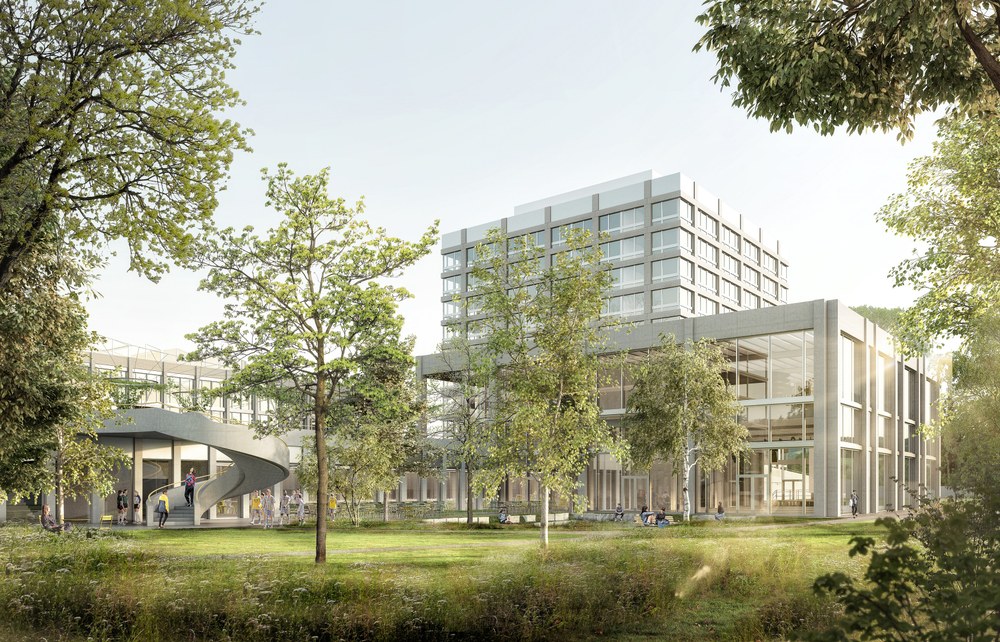 Der Grundstein für den Sek-II-Campus Polyfeld Muttenz ist gelegt ...